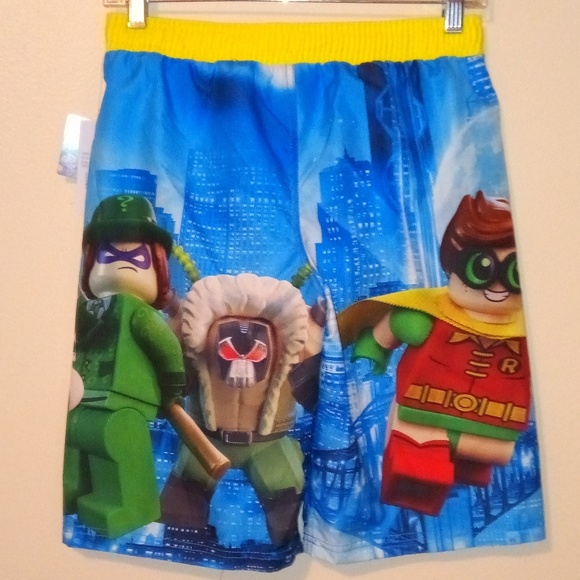 Lego | Swim | Lego Batman Robin Joker Bane Riddler Swim Shorts | Poshmark